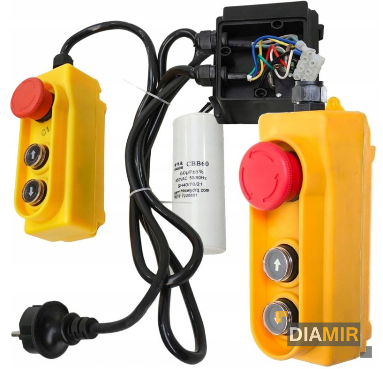 PILOT do wyciągarki WCIĄGARKI wyłącznik 500kg / 1000kg > VERKE